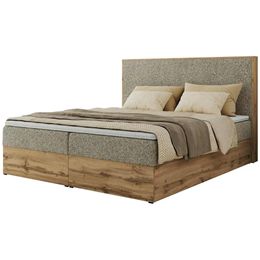 H&ouml;ffner Boxbett mit Bettkasten Wood Classic &brvbar; beige &brvbar; Ma&szlig;e (cm): B: 144 H: 120 &raquo; H&ouml;ffner
