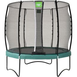 Gartentrampolin EXIT "Allure Classic", gr&uuml;n (schwarz, gr&uuml;n), Trampoline, Kinder, &Oslash; 277cm, mit Sicherheitsnetz