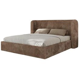 H&ouml;ffner Polsterbett mit Lattenrost Emora Classic braun Ma&szlig;e (cm): B: 243 H: 111 &raquo; H&ouml;ffner