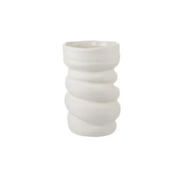 H&ouml;ffner Vase wei&szlig; Steinzeug Ma&szlig;e (cm): B: 12,5 H: 20 &raquo; H&ouml;ffner