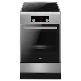 Amica Induktions-Standherd "SHI 905 150", Energieeffizienz: A (A+++-D), silber (edelstahlfarben), Herdsets, Komfortables Kochen und Backen mit moderner und einfacher Handhabung