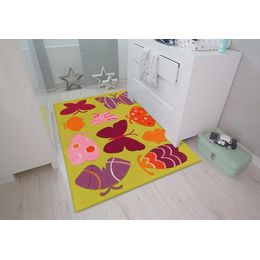 Kinderteppich Arte Espina "Spirit Glowy 3140", bunt (multi), B:110cm H:23mm L:160cm, Obermaterial: 100% Modacryl, Teppiche, Kinderteppich, Besonders strapazierf&auml;hig und pflegeleicht
