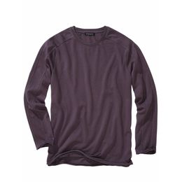 Mey & Edlich Mey & Edlich Herren Getopptes Longsleeve Lila