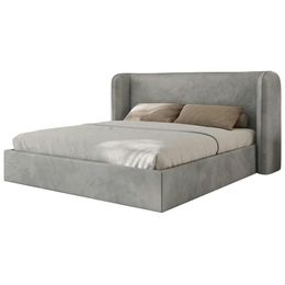 H&ouml;ffner Polsterbett mit Lattenrost Emora Classic grau Ma&szlig;e (cm): B: 243 H: 111 &raquo; H&ouml;ffner