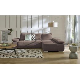 switch Ecksofa Soft braun Ma&szlig;e (cm): B: 282 H: 84 T: 182.0 &raquo; H&ouml;ffner