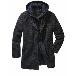 Mey & Edlich Mey & Edlich Herren Veranlagter Mantel Blau Obermaterial: 70 % Wolle, 30 % Polyester