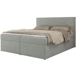 H&ouml;ffner Boxbett mit Bettkasten Jaguar &brvbar; grau &brvbar; Ma&szlig;e (cm): B: 184 H: 119 &raquo; H&ouml;ffner