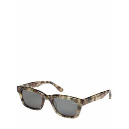 noch offen Herren Tigeraugen-Sonnenbrille Braun Bio-Acetat