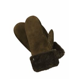 Pearlwood Herren Hand-im-Gl&uuml;ck-F&auml;ustling Gr&uuml;n Schaffell