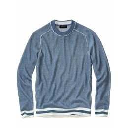 Mey & Edlich Mey & Edlich Herren Immer-besonders-Pullover Blau 77 % Baumwolle, 12 % Leinen, 11 % Polyester