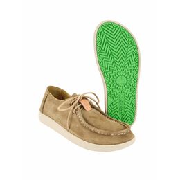 Satorisan S.L Herren Kwahu Suede Beige Veloursleder