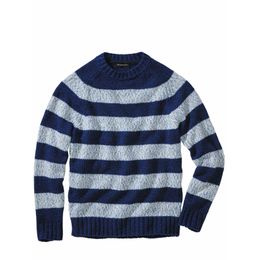 Mey & Edlich Mey & Edlich Herren Sechs-Ringe-Pullover Blau 85 % Wolle, 11 % Polyamid, 4 % Baumwolle