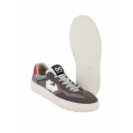 Mey & Edlich Mey & Edlich Herren Collab-Sneaker Uriduri Grau 54 % Polyester (recycelt, wasserabweisend), 29 % Polyamid (recycelt), 12 % Apfelschale, 5 % BioVeg (Maiskorn)