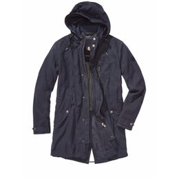 Mey & Edlich Mey & Edlich Herren Parka Ealing Blau Obermaterial: 88 % Polyester, 12 % Baumwolle