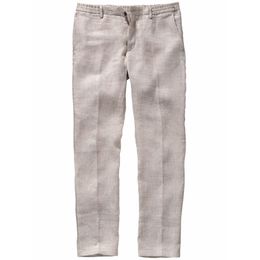 Mey & Edlich Mey & Edlich Herren Formentera-Anzughose Beige 100 % Leinen