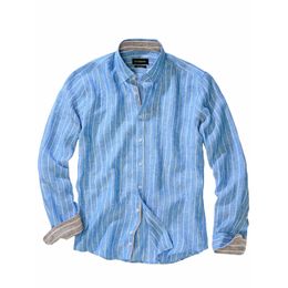 Mey & Edlich Mey & Edlich Herren Trastevere-Leinenhemd Blau 100 % Leinen