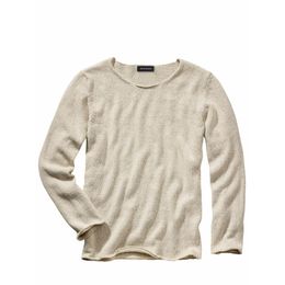 Mey & Edlich Mey & Edlich Herren Upcycled Sweater Wei&szlig; 95 % Baumwolle (mindestens 65 % recycelt), 5 % andere Fasern (recycelt)