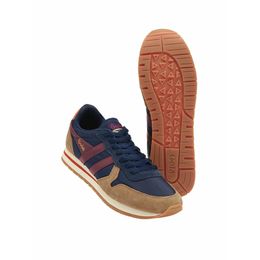 Gola Herren Sneaker Daytona Chute Braun 80 % Nylon (recycelte Fallschirmseide), 20 % Rindveloursleder