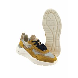 D.A.T.E. Herren Sneaker Fuga Braun 51 % Polyester, 44 % Rindleder, 5 % Ziegenleder