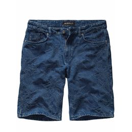 Mey & Edlich Mey & Edlich Herren Jacquard-Shorts Blau 100 % Baumwolle