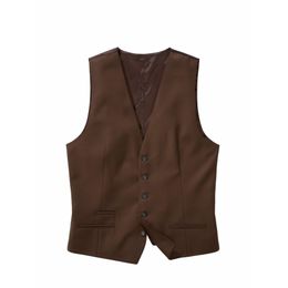 Mey & Edlich Mey & Edlich Herren Power Move-Anzugweste Braun Obermaterial: 53 % Polyester, 43 % Schurwolle, 4 % Elasthan