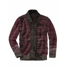 Mey & Edlich Mey & Edlich Herren Mouline-Cardigan Schwarz 65 % Wolle, 15 % Polyacryl, 10 % Alpaka, 10 % Polyamid