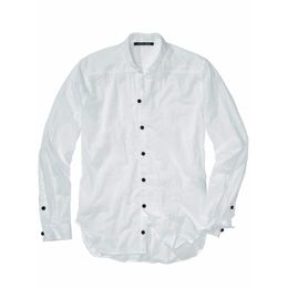 Hannes Roether Herren Hemd mis29fit Wei&szlig; 100 % Baumwolle