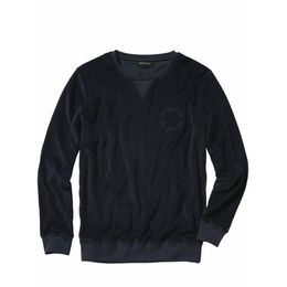 Mey & Edlich Mey & Edlich Herren Wellenreiter-Sweatshirt Blau 100 % Baumwolle (bio)
