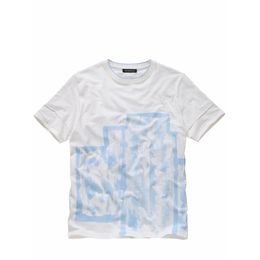 Mey & Edlich Mey & Edlich Herren Kunstwerk-Shirt Blau 100 % Baumwolle (bio)