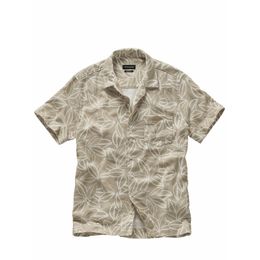 Mey & Edlich Mey & Edlich Herren Stadtstrand-Bl&auml;tterhemd Beige 100 % Baumwolle