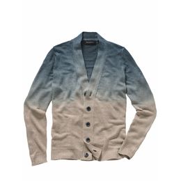 Mey & Edlich Mey & Edlich Herren Ombre Cardigan Beige 100 % Leinen