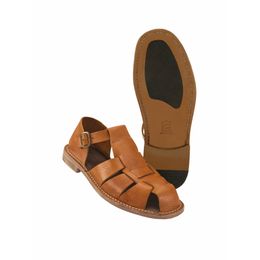 ASTORFLEX SRL Herren R&ouml;mersandale Braun Obermaterial: Kalbleder