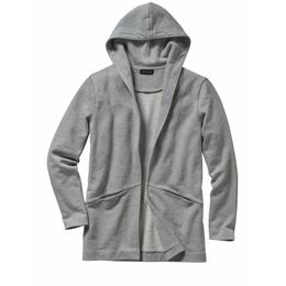 Mey & Edlich Mey & Edlich Herren Offener Sweat-Hoodie Grau 100 % Baumwolle