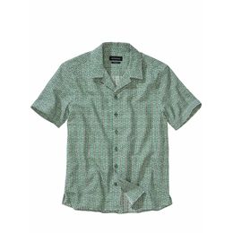 Mey & Edlich Mey & Edlich Herren Alfama-Labyrinth-Hemd Gr&uuml;n 100 % Baumwolle