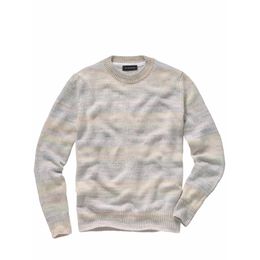 Mey & Edlich Mey & Edlich Herren Free-Hugs-Pullover Wei&szlig; 84 % Baumwolle, 8 % Alpaka, 8 % Wolle