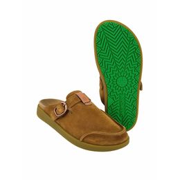 Satorisan S.L Herren Hoote Premium Clog Braun Rindleder
