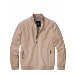 Mey & Edlich Mey & Edlich Herren D&uuml;nensand-Blouson Beige 100 % Leder (Ziegenvelours)