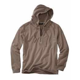 Mey & Edlich Mey & Edlich Herren Zip-Zip-Hurra-Hoodie Beige 100 % Baumwolle (bio)