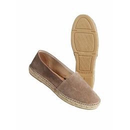 Espadrij Herren Espadrij l`Originale Beige Obermaterial: Veloursleder