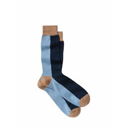 Mey & Edlich Mey & Edlich Herren Ge(h)zeiten-Socke Blau 80 % Baumwolle, 20 % Polyamid