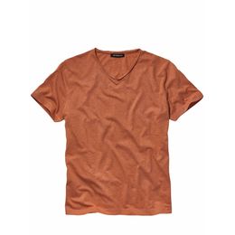 Mey & Edlich Mey & Edlich Herren Victory-Shirt Orange 70 % Baumwolle, 30 % Leinen