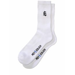 Mey & Edlich Mey & Edlich Herren Tennis-Socke Wei&szlig; 80 % Baumwolle, 18 % Polyamid, 2 % Elasthan