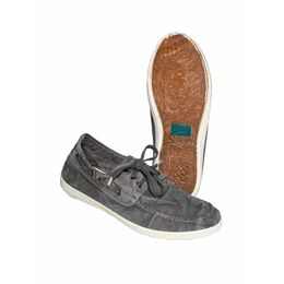natural world Herren Sneaker Nautico Enz Grau Obermaterial: Baumwolle