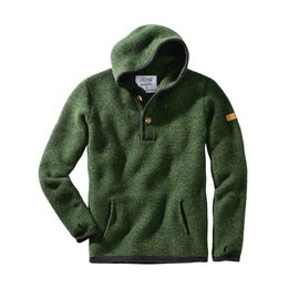 Liebling Herren Alpen-Hoodie Xaver Gr&uuml;n 100 % Schurwolle