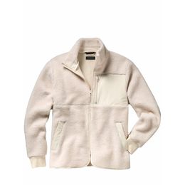 Mey & Edlich Mey & Edlich Herren Teddy-Jacke Wei&szlig; 100 % Wolle