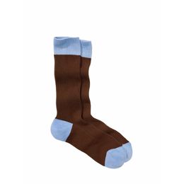 Mey & Edlich Mey & Edlich Herren Ziehharmonika-Socke Braun 80 % Baumwolle, 20 % Polyamid