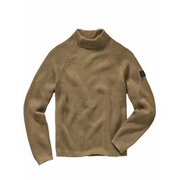 Mey & Edlich Mey & Edlich Herren Schockfroster-Rolli Gr&uuml;n 100 % Baumwolle