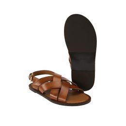 Mey & Edlich Mey & Edlich Herren XX-Sandale Braun Obermaterial: Rindleder
