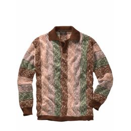 Mey & Edlich Mey & Edlich Herren Banco-Gelato-Polo Braun 100 % Baumwolle