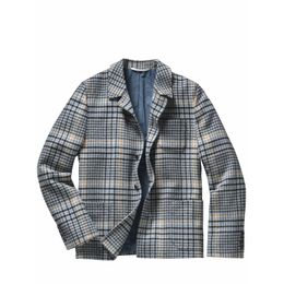 Mey & Edlich Mey & Edlich Herren Sonnenbruch-Jacke Blau 100 % Wolle
